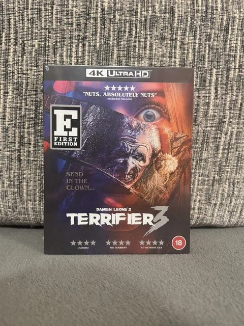 TERRIFIER 3 FIRST Edition 4K £60.00 - PicClick UK