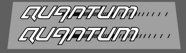 KLEIN QUANTUM TOP Tube vintage decal sticker X2 vinyl adesivi ...