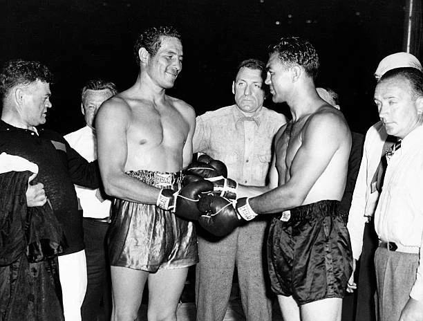 OLD 1930S BOXING PHOTO Max Baer And Former Heavy Weight Champion Max ...