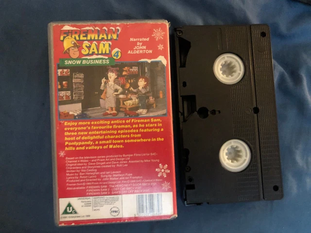 FIREMAN SAM - Snow Business (4) VHS Video Tape - Vintage Retro. £24.99 ...