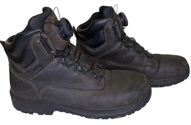 DANNER CALIPER BOA 6" Men's Boot Size 11 Brown Leather Composite ...