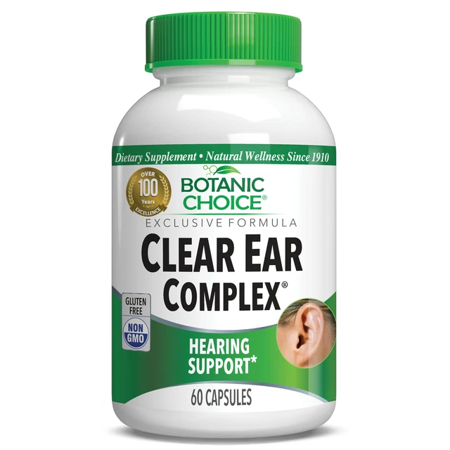 BOTANIC CHOICE CLEAR Ear Complex® Hearing Dietary Supplement, 60 ...