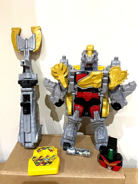 POWER RANGERS DINO Charge deluxe Titano Megazord + Caricabatterie ...