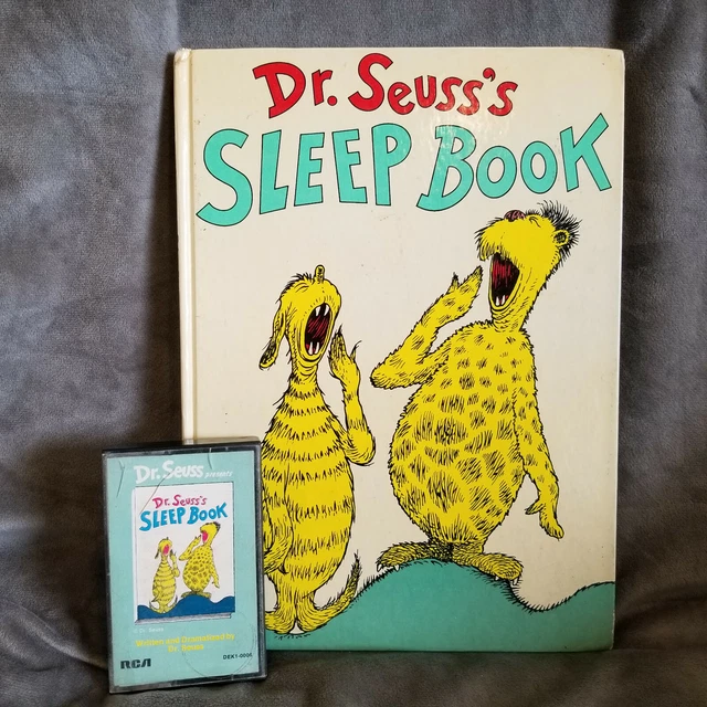 SLEEP BOOK BY Dr. Seuss with Audio cassette tape, Hardcover, 1962 $29. ...