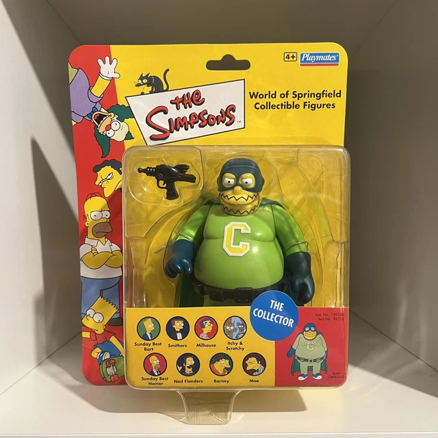 NEW THE SIMPSONS Playmates The Collector Comic Book Guy WOS RARE £40.00 ...