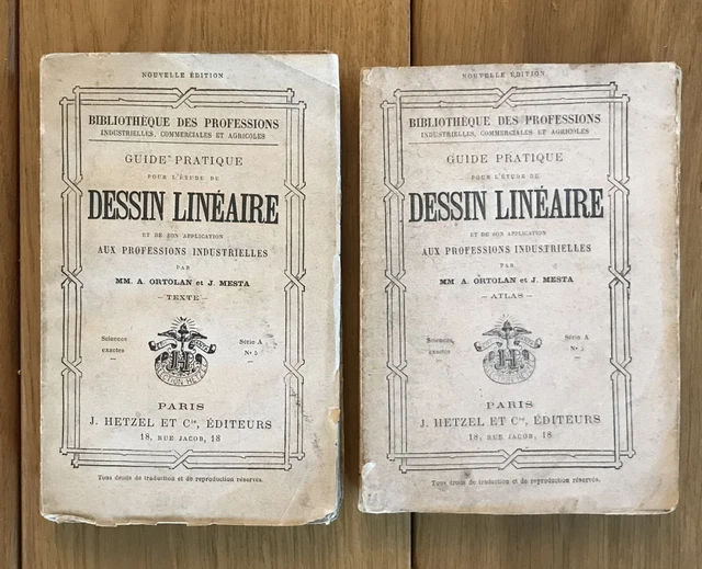 GUIDE PRATIQUE POUR l'étude du dessin linéaire 2 vol. Texte et Atlas ... GUIDE PRATIQUE POUR l'étude du dessin linéaire 2 vol. Texte et Atlas ...