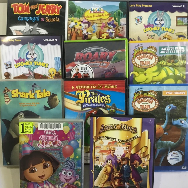 10 CHILDRENS DVD'S, Holiday Fun for the Kids Incl Disney, Dora, Looney ...