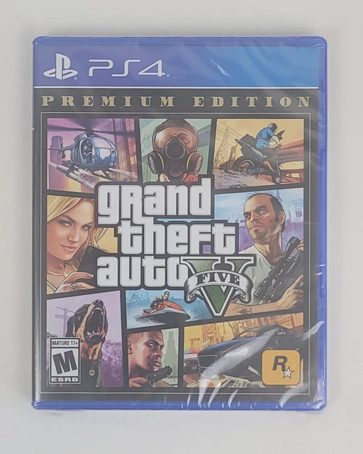 GRAND THEFT AUTO V Premium Edition (GTA V) pour Sony PlayStation 4 (PS4) EUR 27,84 - PicClick FR