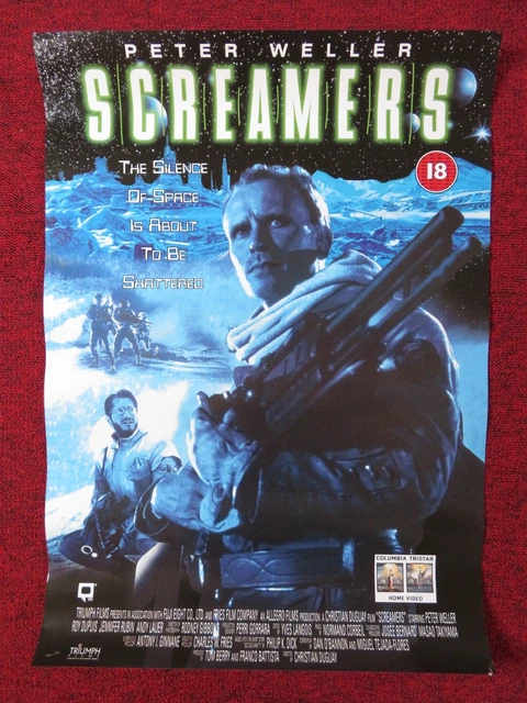 SCREAMERS VHS POSTER Peter Wellerroy Dupuis 1995 £12.95 - PicClick UK