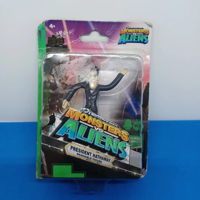 DREAMWORKS MONSTERS VS Aliens Bendable Figure President Hathaway £7.99 ...