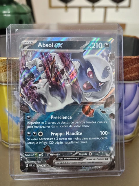 CARTE POKÉMON - Absol EX 135/197 Flammes Obsidiennes - Française FR EUR ...