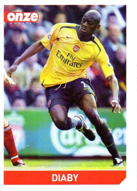 ONZE MONDIAL FICHE joueur Abou Diaby FC Arsenal EUR 3,90 - PicClick FR