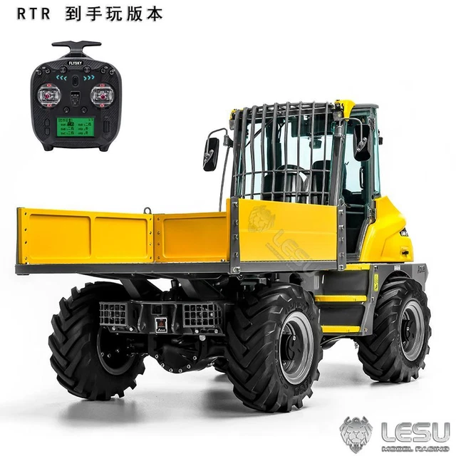 LESU METAL 4X4 1/14 RC Painted Hydraulic Assembled Dumper 6MDX-B Tipper ...