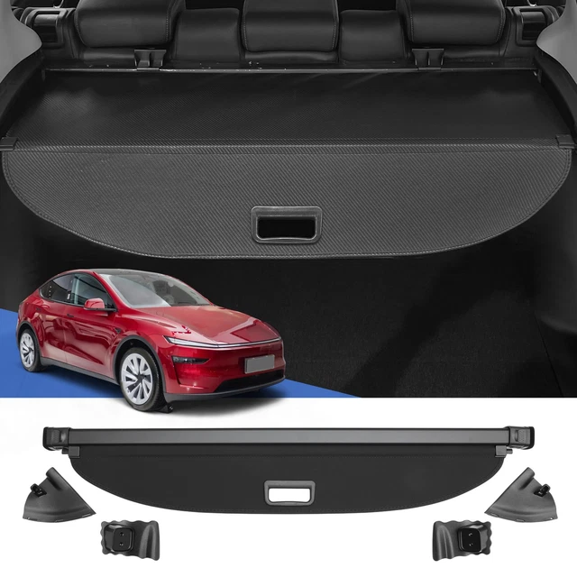 CARGO COVER FOR Tesla Model Y Juniper 2026 Retractable Trunk Shield ...