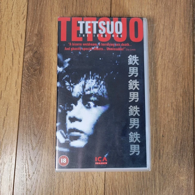 TETSUO THE IRON Man VHS Video Tape PAL Rare Japanese Horror £29.99 ...
