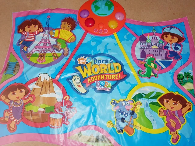 DORA THE EXPLORER Dance Around the World Dance Mat Electronic Game 2005 ...