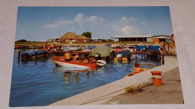 #2924 ANSICHTSKARTE POSTKARTE Lignano Riviera Hafen Marina Strand Meer ...