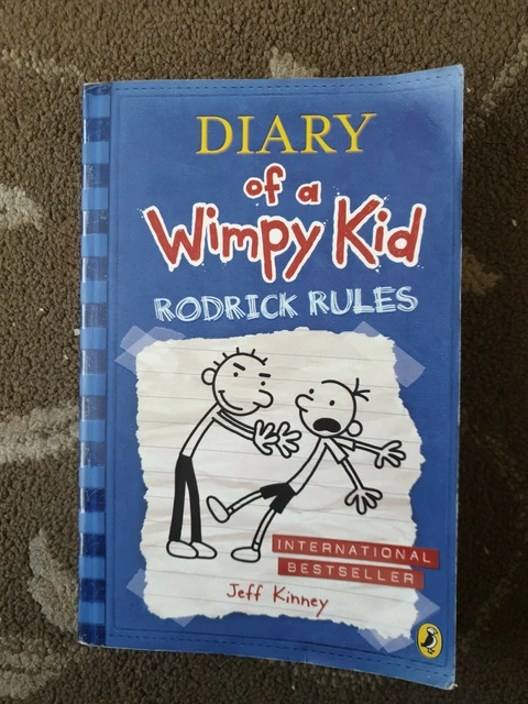 DIARY OF A Wimpy Kid Book Rodrick Rules Kids Paperback £2.99 - PicClick UK
