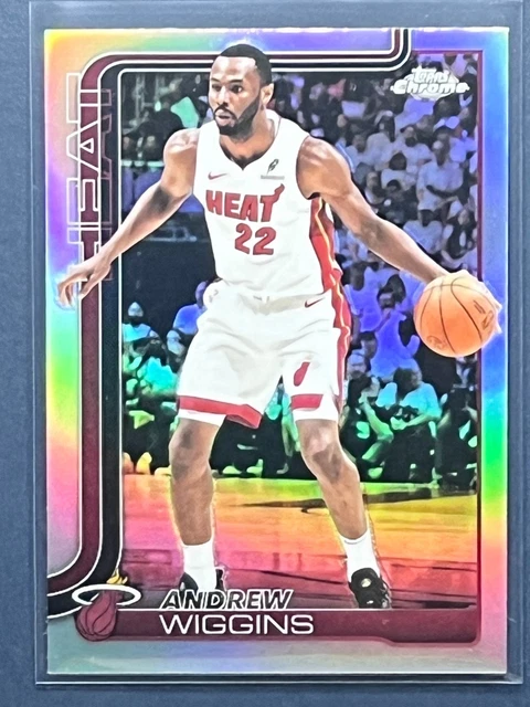 2025-26 TOPPS CHROME Basketball - Andrew Wiggins - Basketball Refractor ...