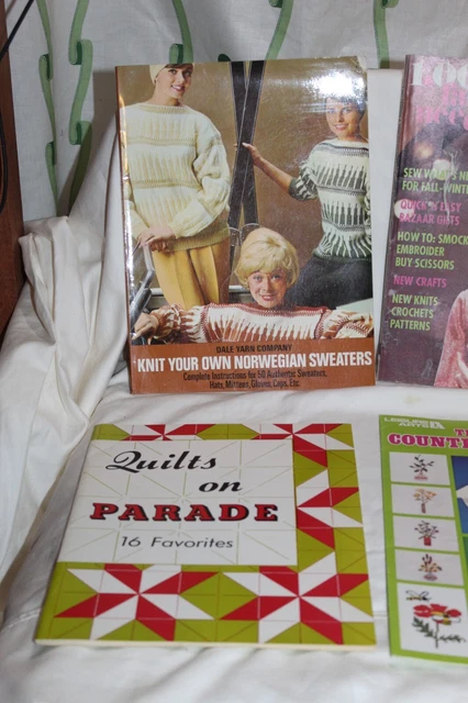 VINTAGE BETTER HOMES & GARDENS Woman's Day Sewing Crafts Magazine Lot ...
