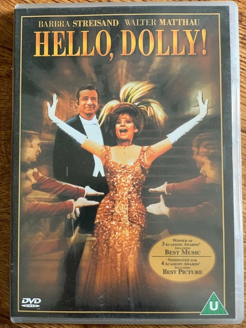 HELLO DOLLY DVD 1969 Musical Classic Hollywood Movie Classic w/ Barbra ...