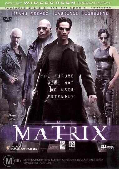 THE MATRIX (DVD, 1999) Keanu Reeves, Hugo Weaving, Laurence Fishburne ...