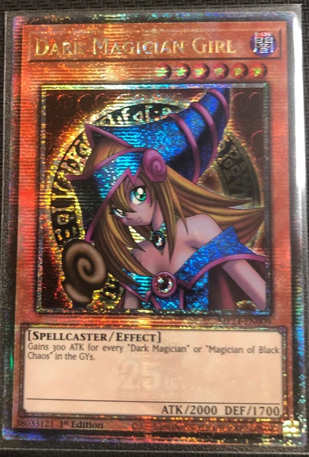 YU-GI-OH! TCG DARK Magician Girl MP24-EN009 Quarter Century Secret Rare NM EUR 21,00 - PicClick IT