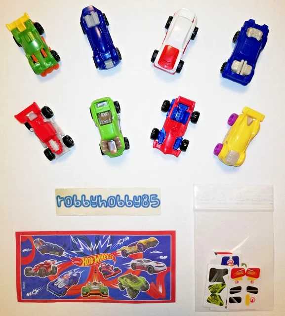 SERIE COMPLETA HOT Wheels (En373 - En424A) + 8 Bpz Kinder Italia 2022/ ...