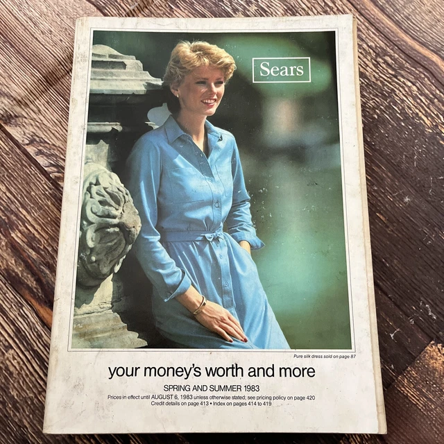 SEARS SPRING AND Summer 1983 Catalog Vintage Fashion Furniture ...