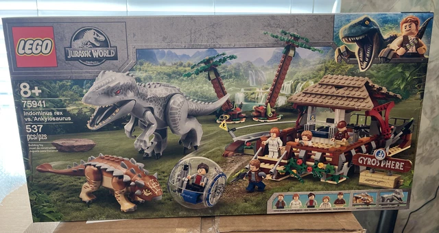 LEGO 75941 JURASSIC World Indominus Rex vs Ankylosaurus - New Sealed £ ...