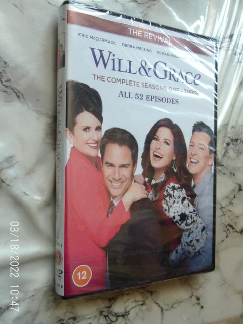 WILL & GRACE The Revival Season 1-3 DVD Boxset 6 Disc Box Set £8.65 ...