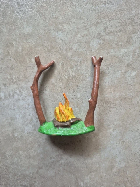 DDR GUMMI INDIANER Cowboy,SELTENES Zubehör Lagerfeuer Groß EUR 2,00 ...