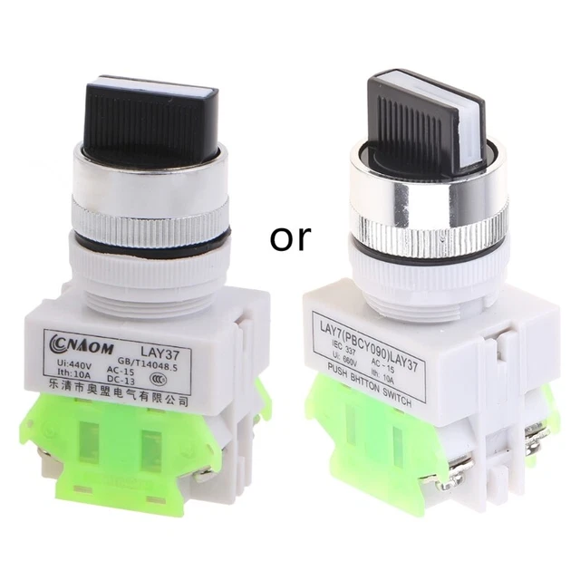 ROTARY THREE POSITION Selector Switch Power Ignition LAY7-20X/3 $8.69 ...