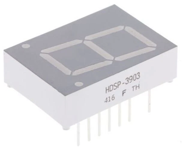 BROADCOM HDSP-3903 7-SEGMENT LED Display, CC Red 7 mcd RH DP 20.3mm £9. ...