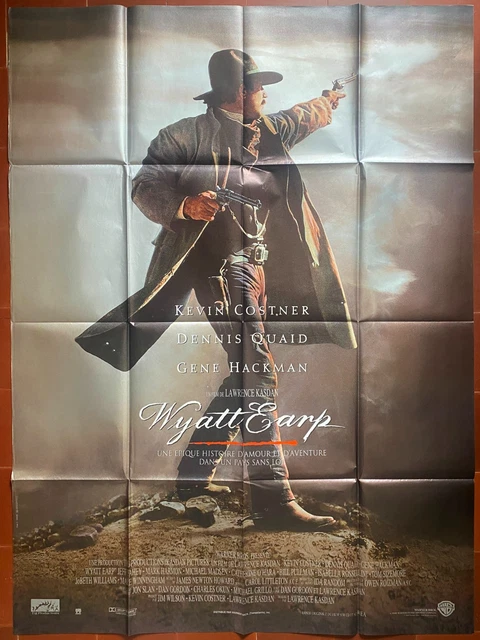 MANIFESTO WYATT EARP Dennis Quaid KEVIN COSTNER Gene Hackman 120x160cm ...