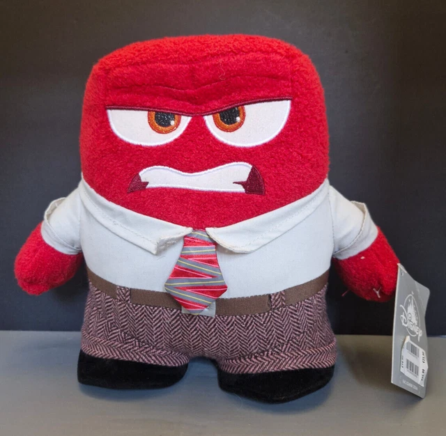 OFFICIAL DISNEY STORE Pixar Inside Out Anger Plush Stuffed Toy Emotion ...