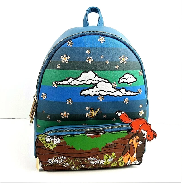 DISNEY THE FOX and the Hound Log Mini Backpack Tod Copper Danielle ...