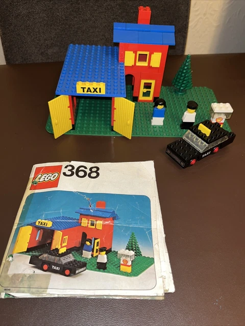 LEGO-TAXI-SET-368-PROPER-CLASSIC-VINTAGE-COMPLETE+INSTRUCTIONS-RARE £84 ...