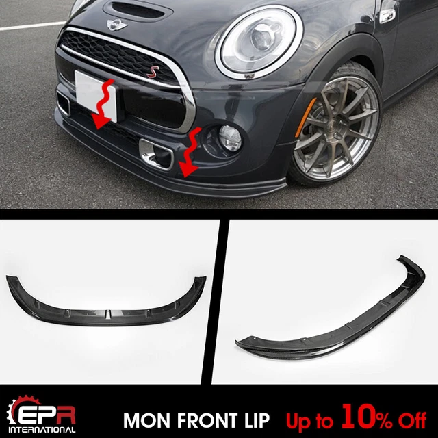 MON STYLE CARBON Fiber Front Bumper Splitter Lip Body Kits - For Mini ...