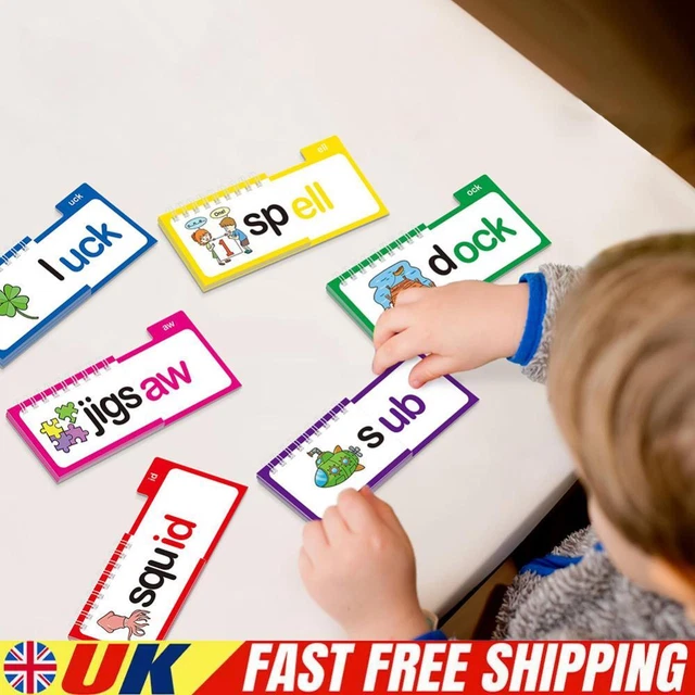 CVC WORD FLIP Chart Sight Words Games Consonante Vocale Word Builder ...