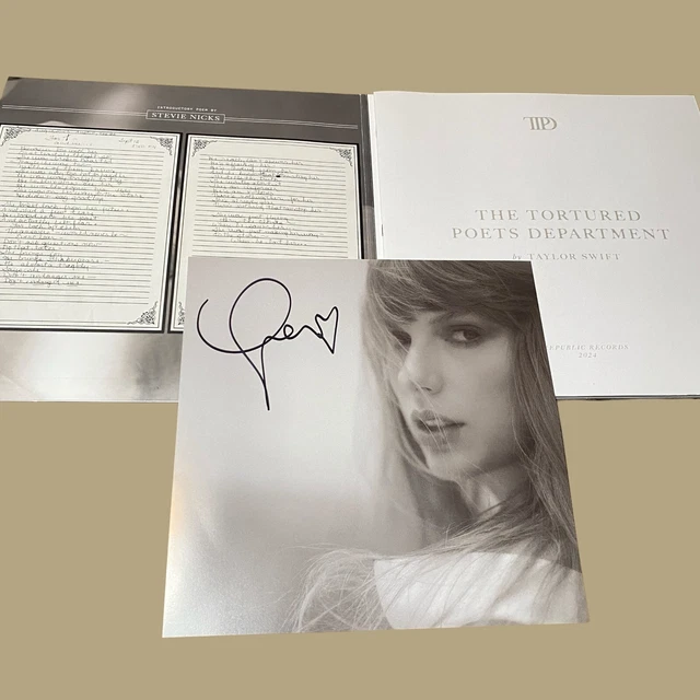 TAYLOR SWIFT TORTURED Poets Department Vinyl + “The Manuscript” W ...