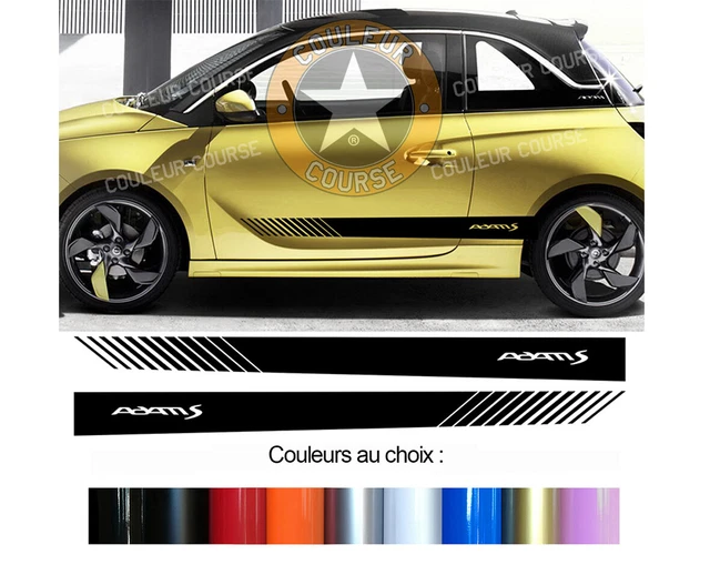 2 BANDES BAS De Caisse Deco Pour Opel Adam S Rocks Autocollant Sticker ...