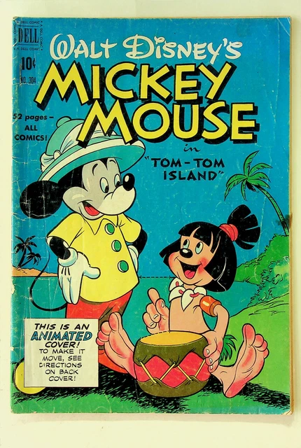 FOUR COLOR #304 - Walt Disney's Mickey Mouse (1950, Dell) - Good £12.68 ...