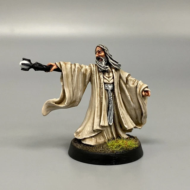 SAROUMANE BLANCHE MÉTAL le Seigneur Des les Anneaux Games Workshop ...