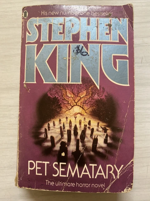 PET SEMATARY BY Stephen King 1987 11th impression Paperback $33.96 ...