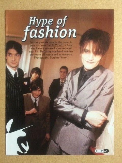 MENSWEAR ORIGINAL TOTP Magazine Clipping / Poster £10.00 - PicClick UK