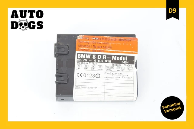 BMW E46 CONVERTIBLE SDR Module Alarm Control Unit Alarm System Interior ...