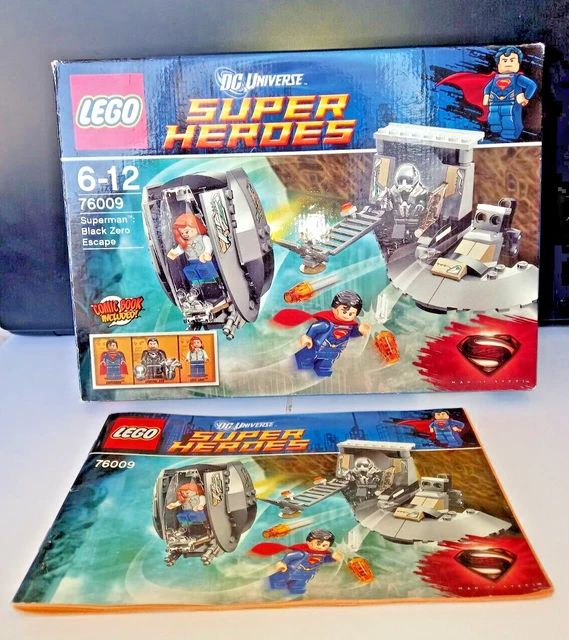 SET LEGO 76009 superman lois lane et le general Zod avec boite et ...