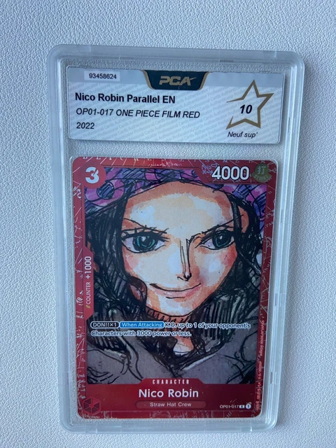 PCA 10 CARTE One Piece Nico Robin Parallel EN Op01-017 Ultra Rare PCA ...