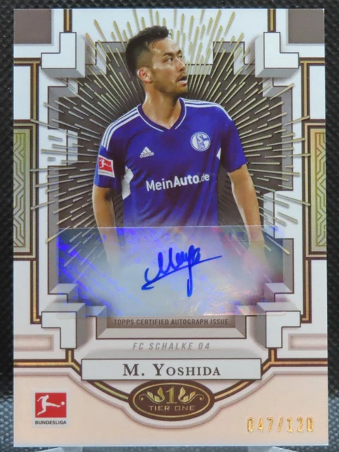 CARTE AUTOGRAPHE 2022/23 Tier One Bundesliga Maya Yoshida Auto ...